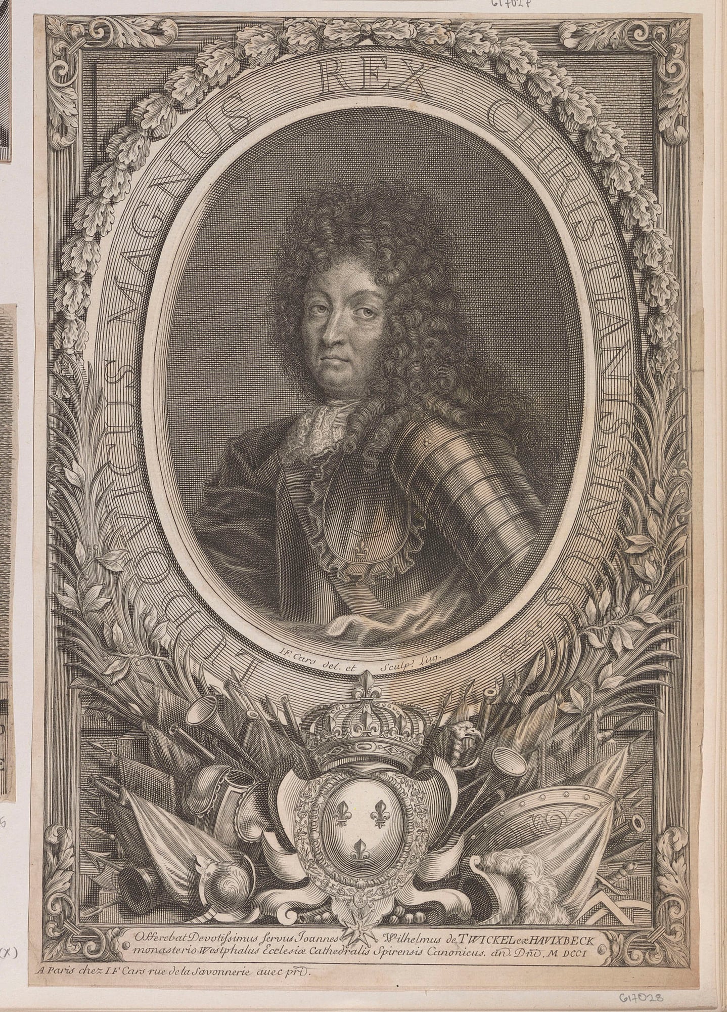 Jean François Cars (1665-1763) - LUDOVICUS MAGNUS REX CHRISTIANISSIMUS