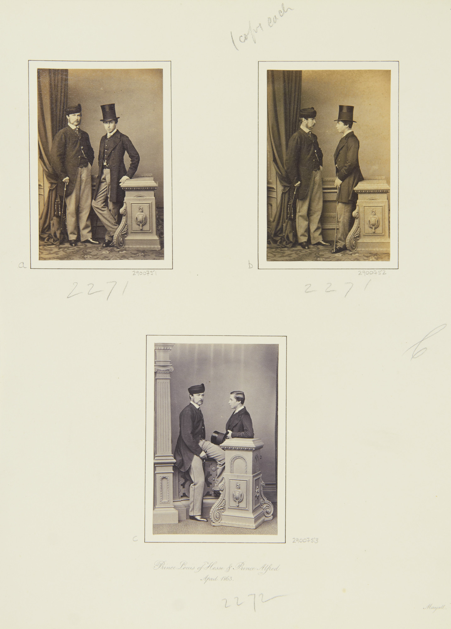 John Jabez Edwin Mayall (1813-1901) - Prince Louis of Hesse and Prince ...