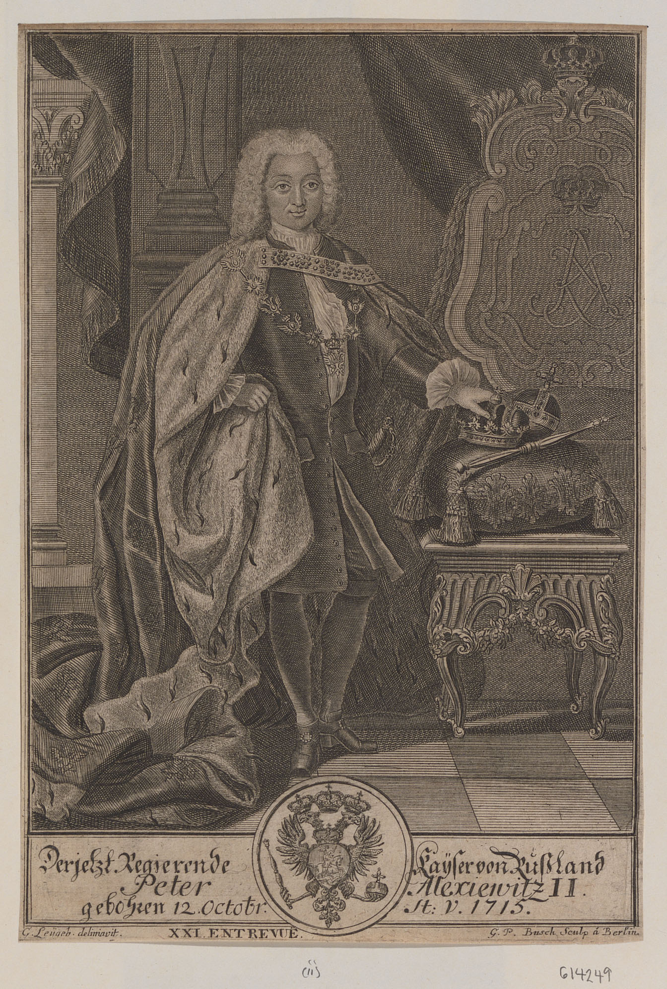 After Leygeb, G. (18C) - Peter II (Emperor of Russia)