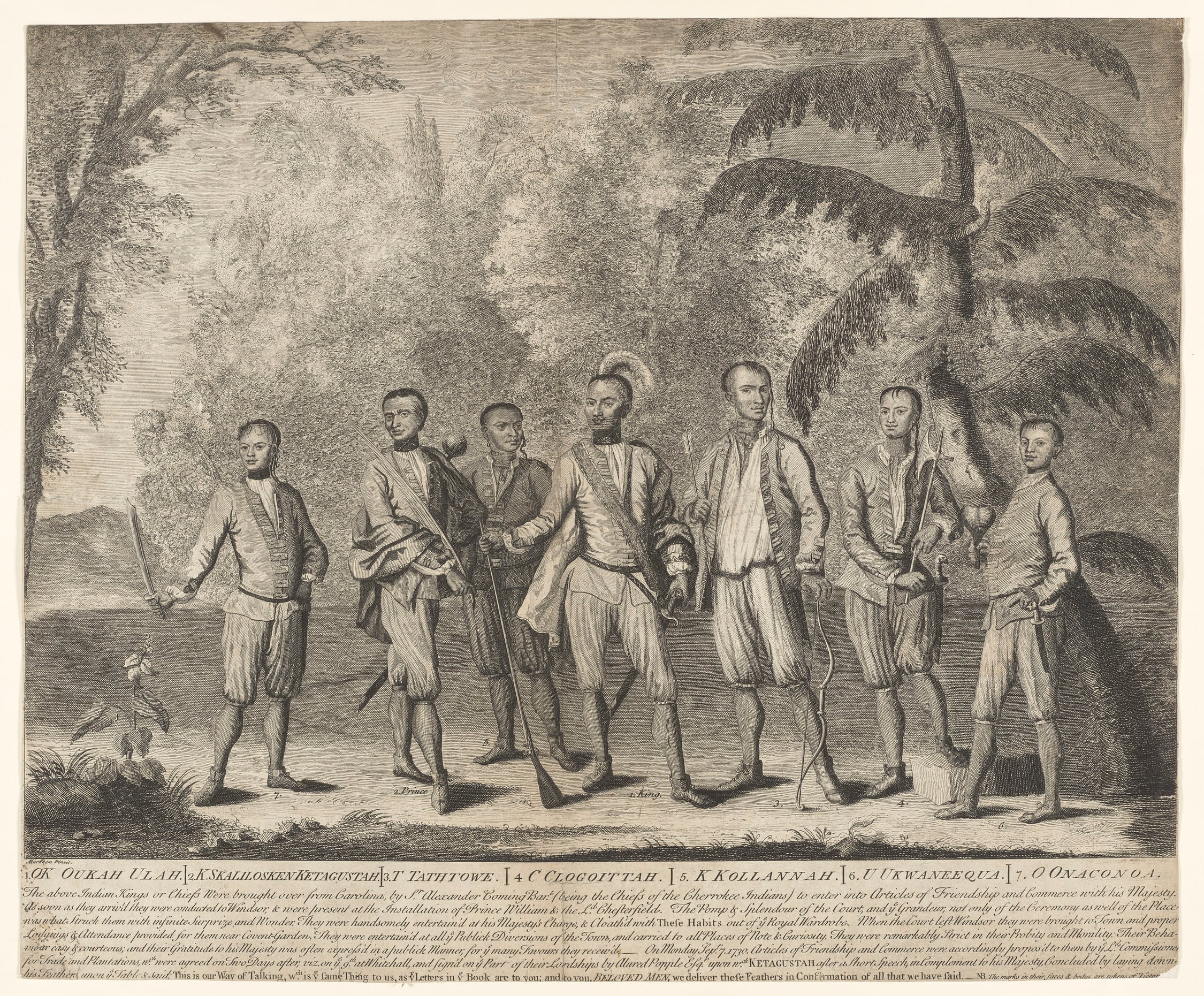 After Markham - Chiefs of the Cherokee Indians [historic title]