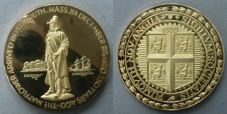 American Medal Corporation - Medal commemorating the 350th Anniversary ...