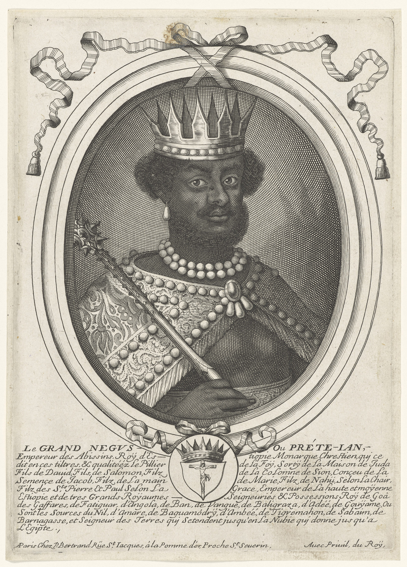 Bertrand, P. : Rue St Jacques, Paris - Le Grand Negus (Prester John ...