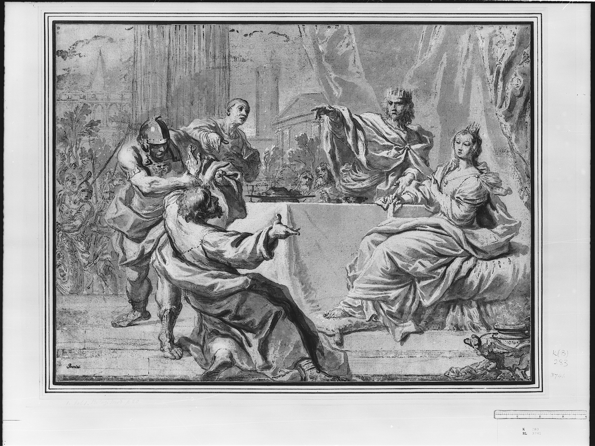 Antonio Gionima (1697-1732) - The Condemnation of Haman by Ahasuerus