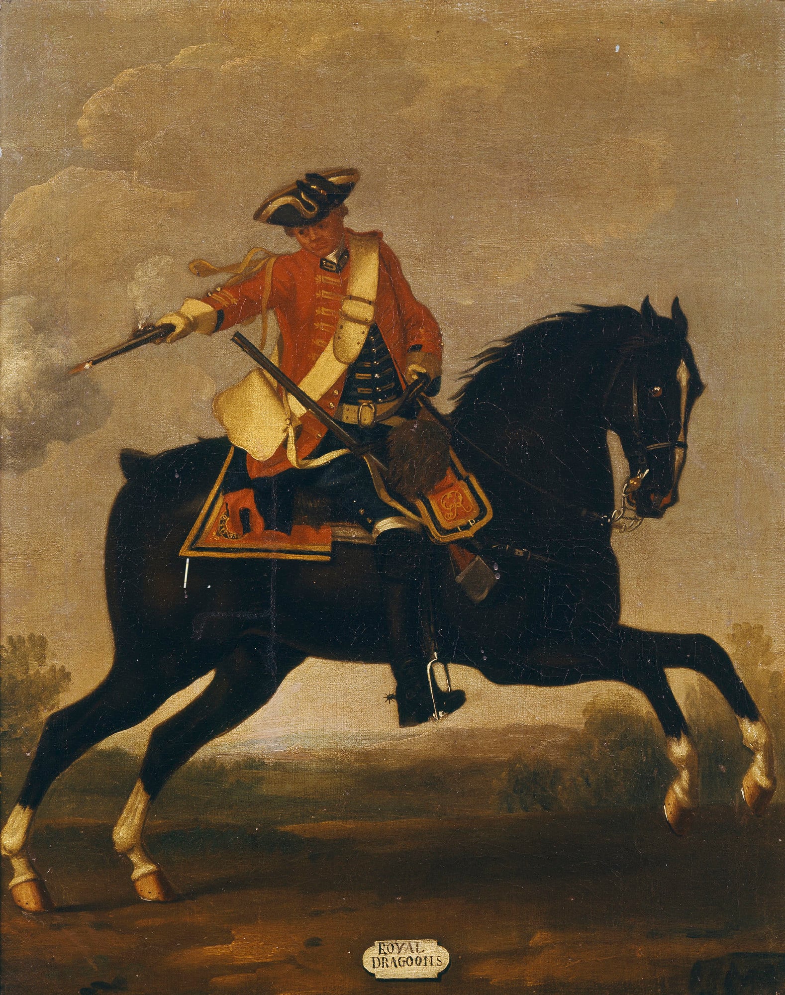 David Morier (1705?-70) - Private, 1st Royal Dragoons, 1751