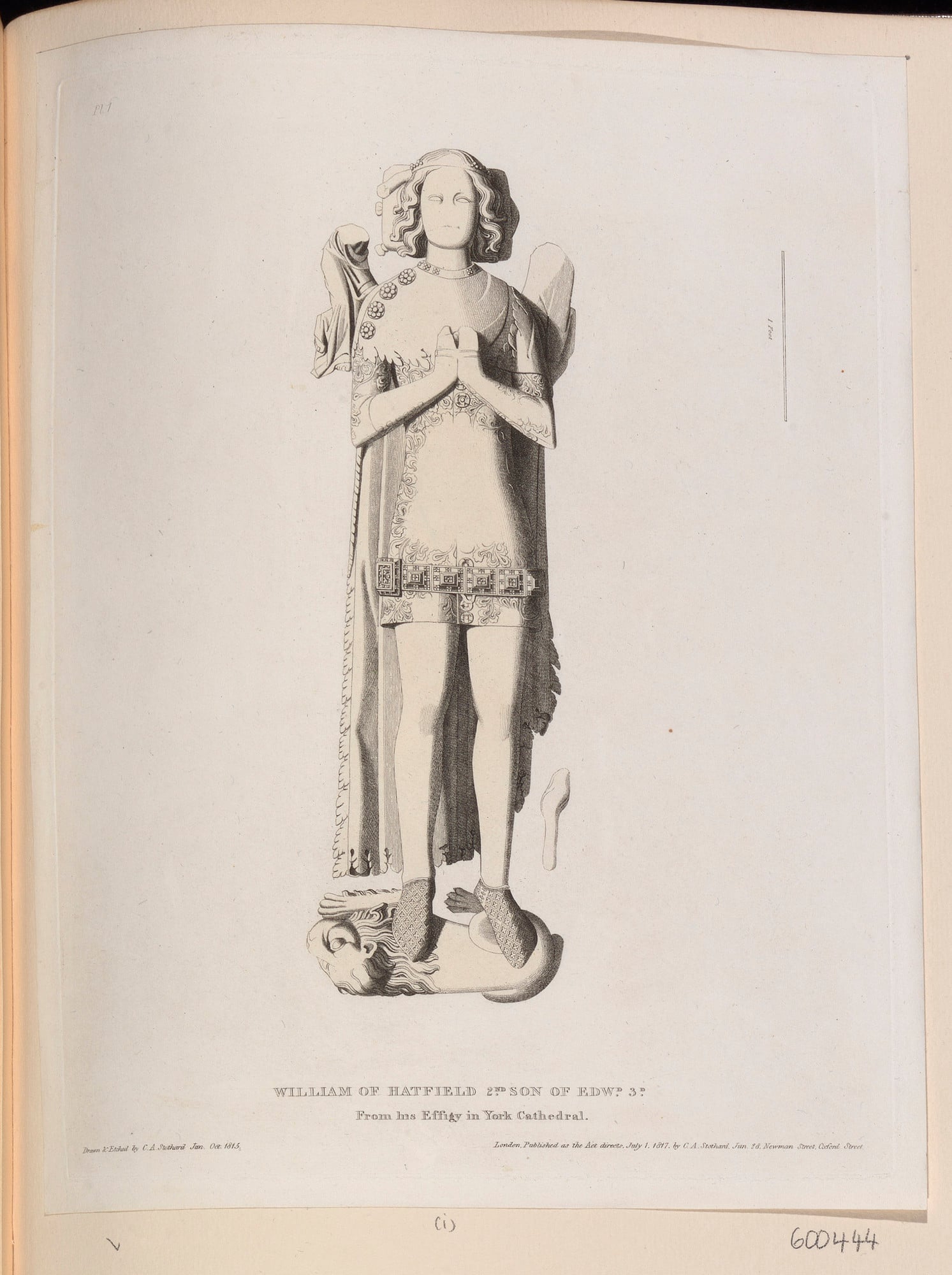Charles Alfred Stothard (1786-1821) - WILLIAM OF HATFIELD