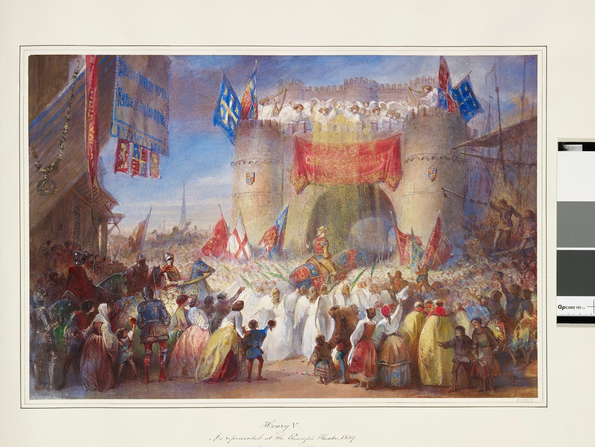 Egron Sellif Lundgren (1815-75) - Henry V's entry into London, from ...
