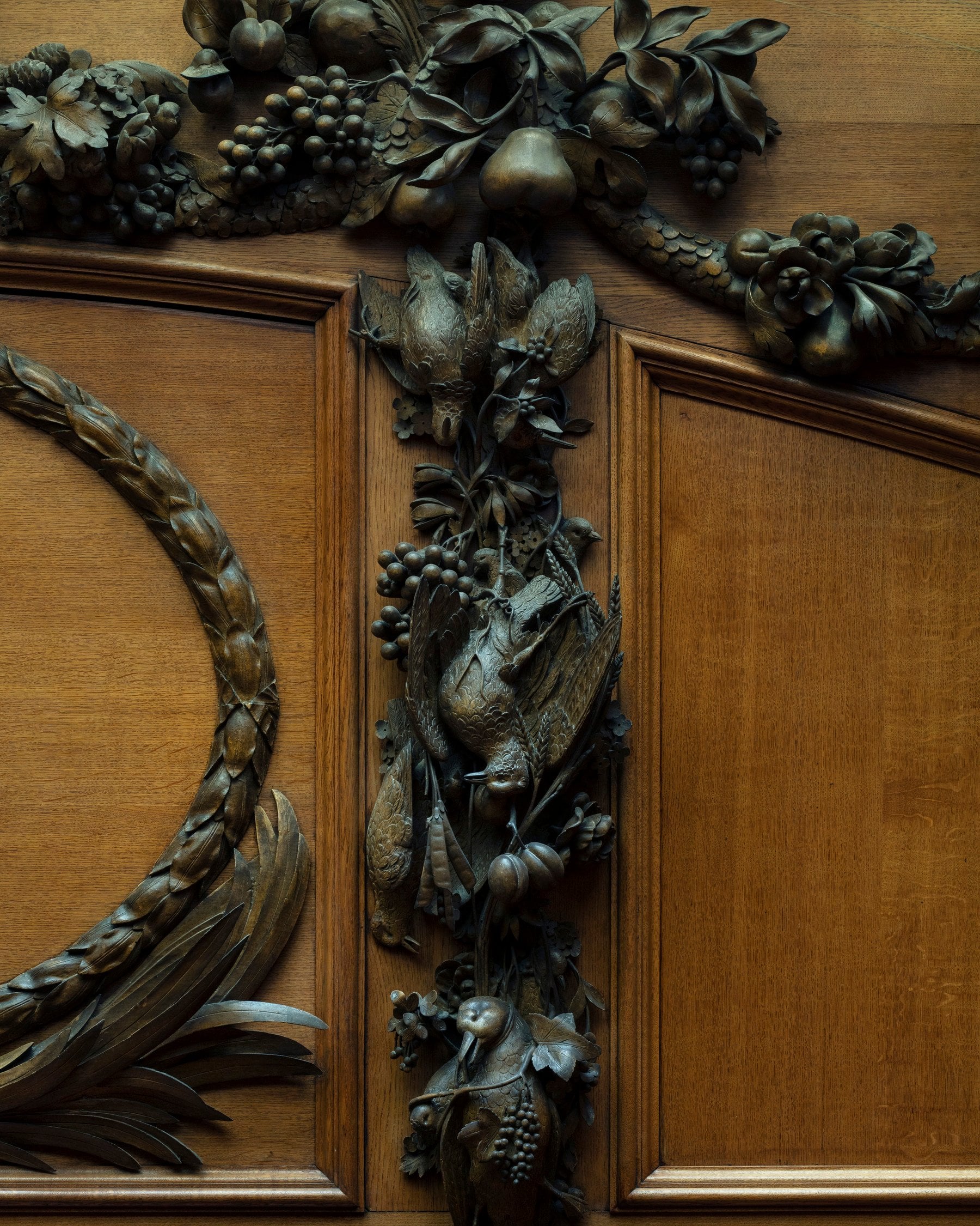 Grinling Gibbons (1648-1721) - Wall carving