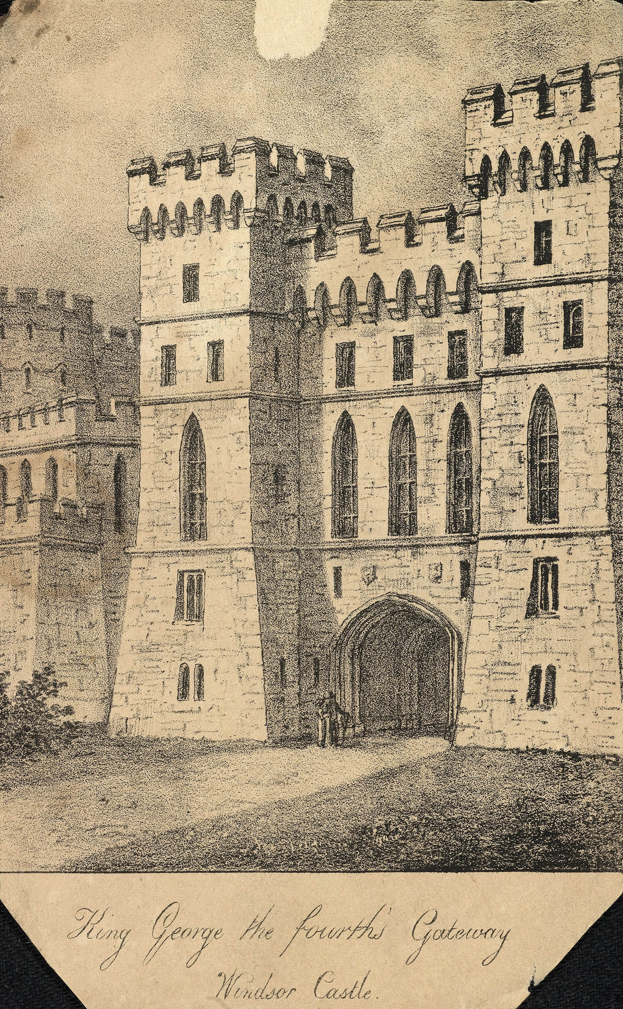RCIN 700405 - King George the Fourth's Gateway, Windsor Castle