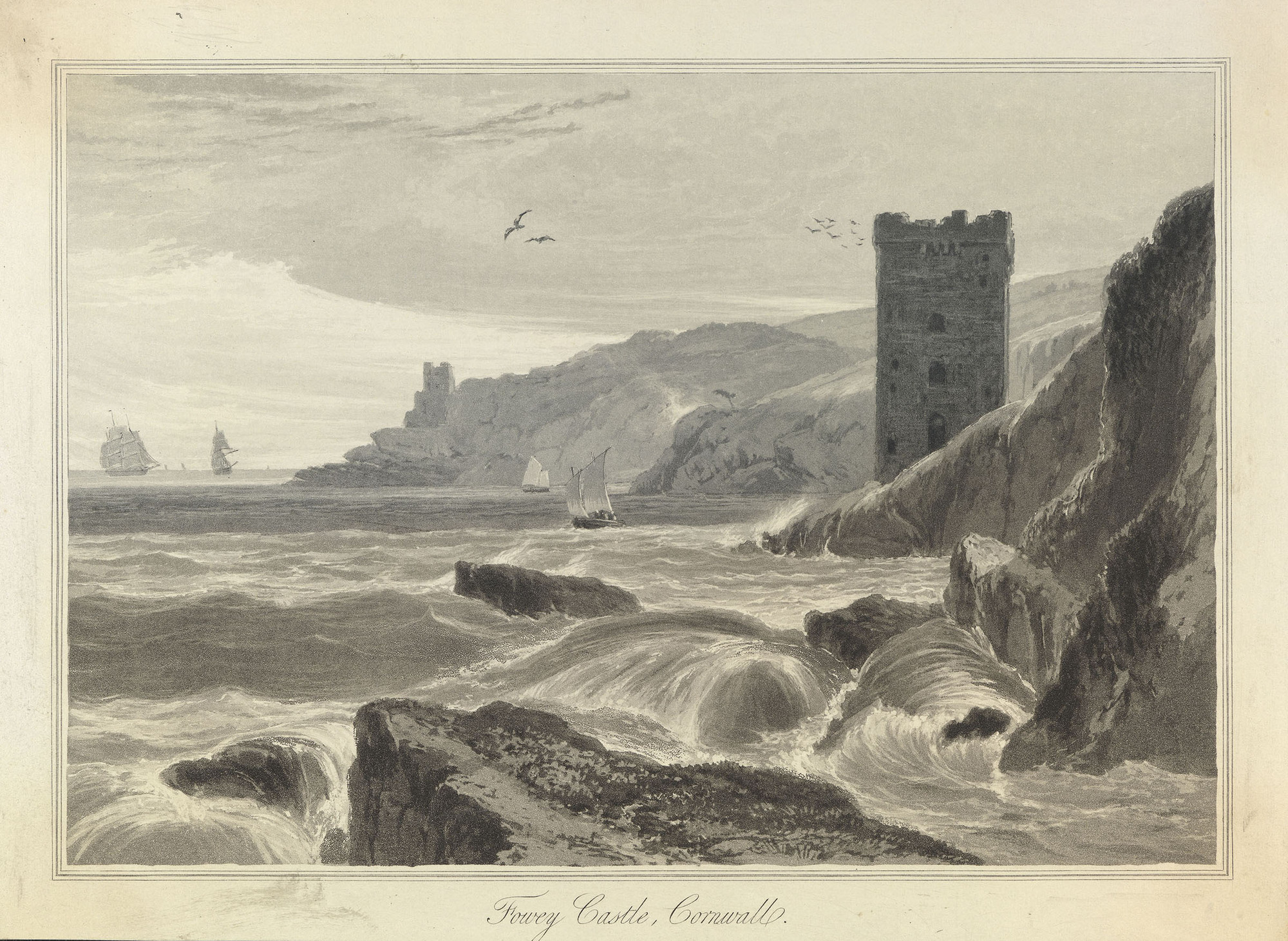 RCIN 701270 - Fowey Castle, Cornwall