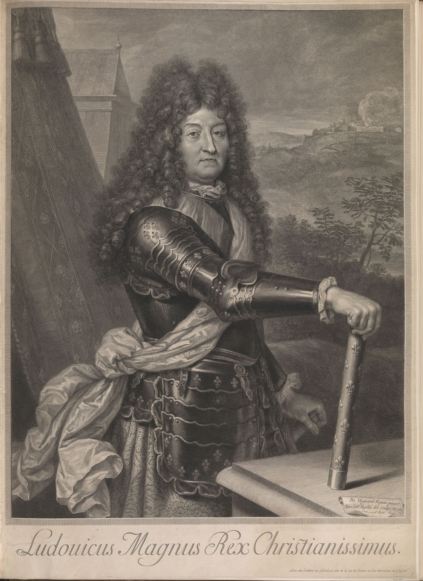 Roullet, Jean Louis (1645-1699) - Ludovicus Magnus Rex Christianissimus