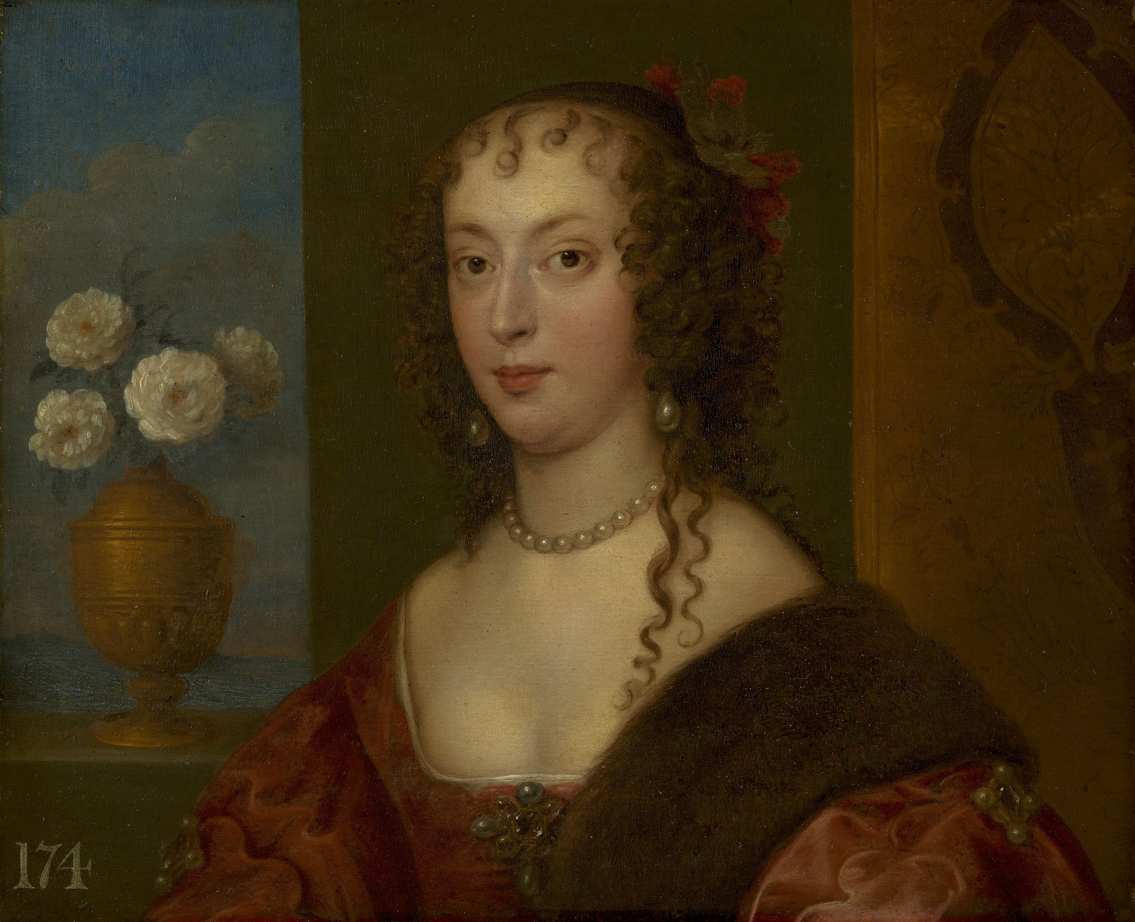 Attributed to Remigius van Leemput (d. 1675) - Anne Villiers, Countess ...