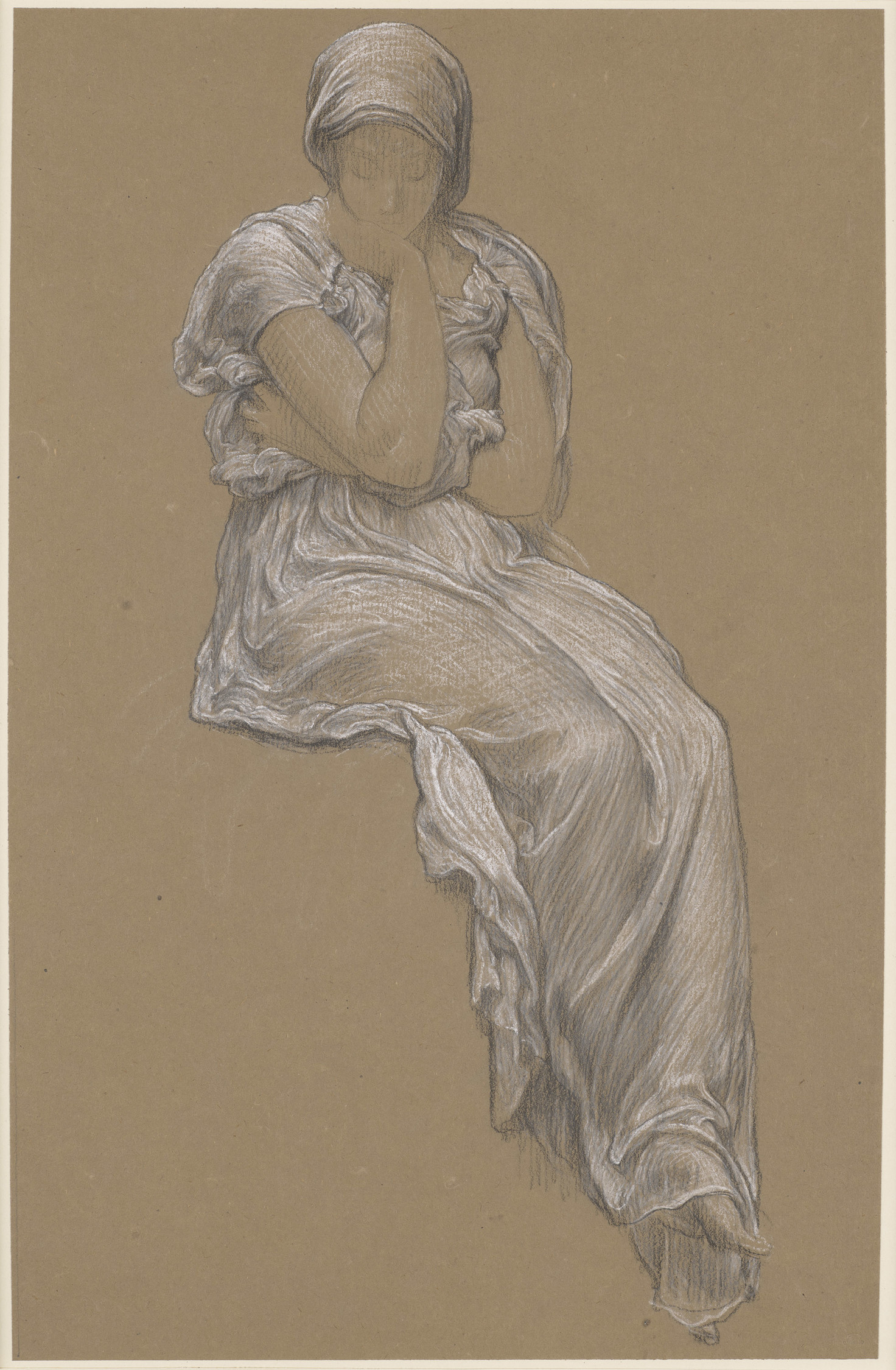 Frederic Leighton (1830-96) - Study for Solitude