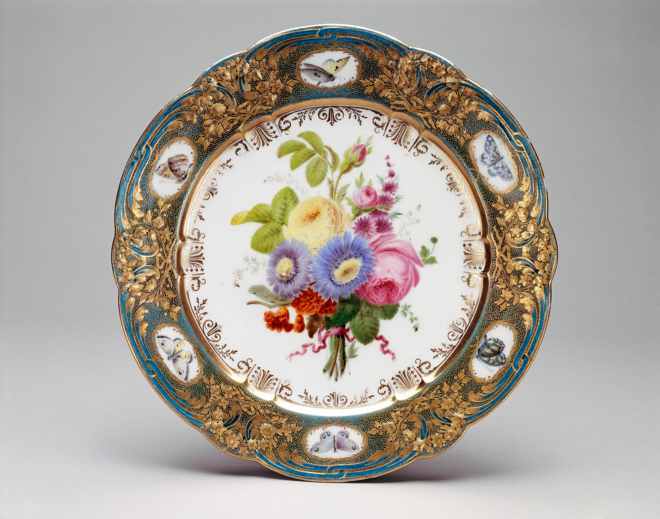 Sèvres porcelain factory - Set of plates