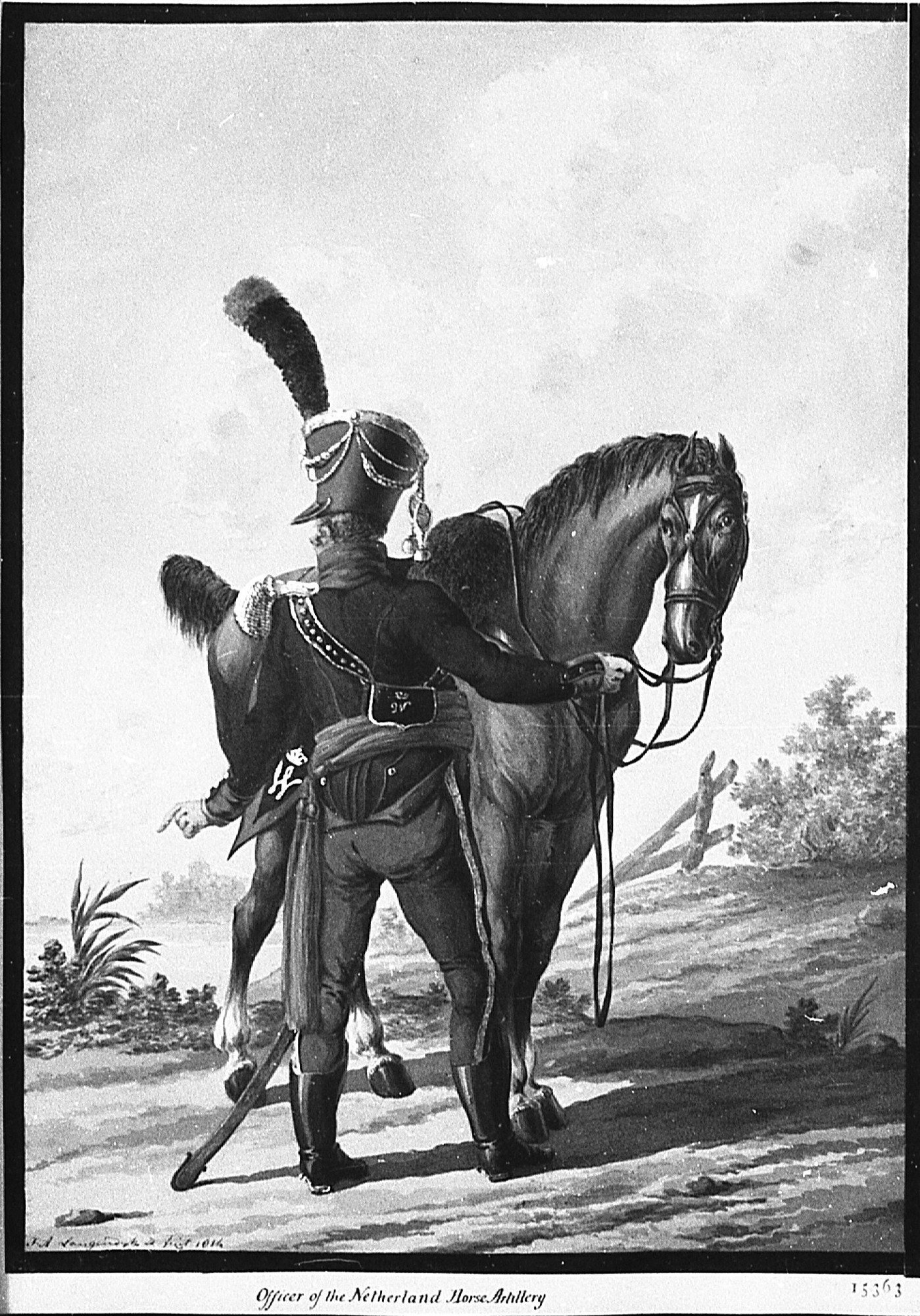 Jan Anthonie Langendijk (1780-1818) - Netherlands Army. Officer, Horse ...