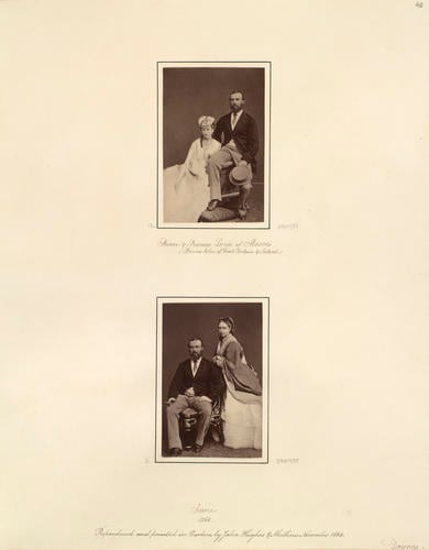 After W & D Downey (active 1855-1941) - Prince and Princess Louis of ...