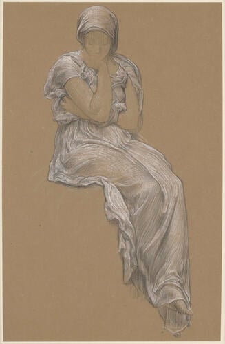 Frederic Leighton (1830-96) - Study for Solitude